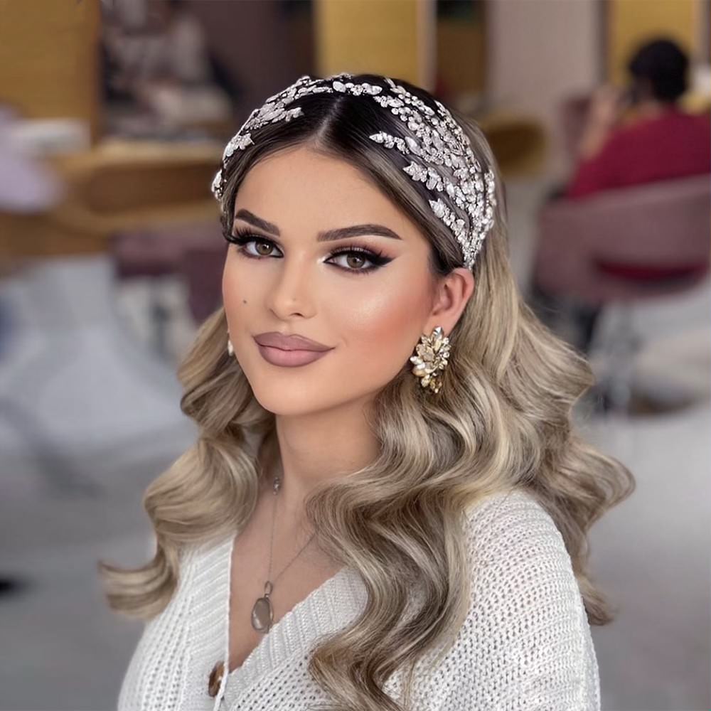 Golden Goddess Fern Crown - Bridal Head Piece – Bridal Hair Boutique